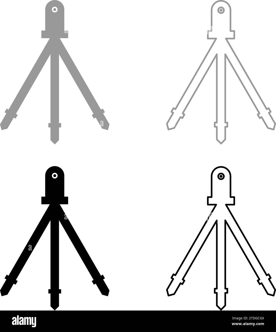 Laser level tool measure building on tripod engineering equipment ...
