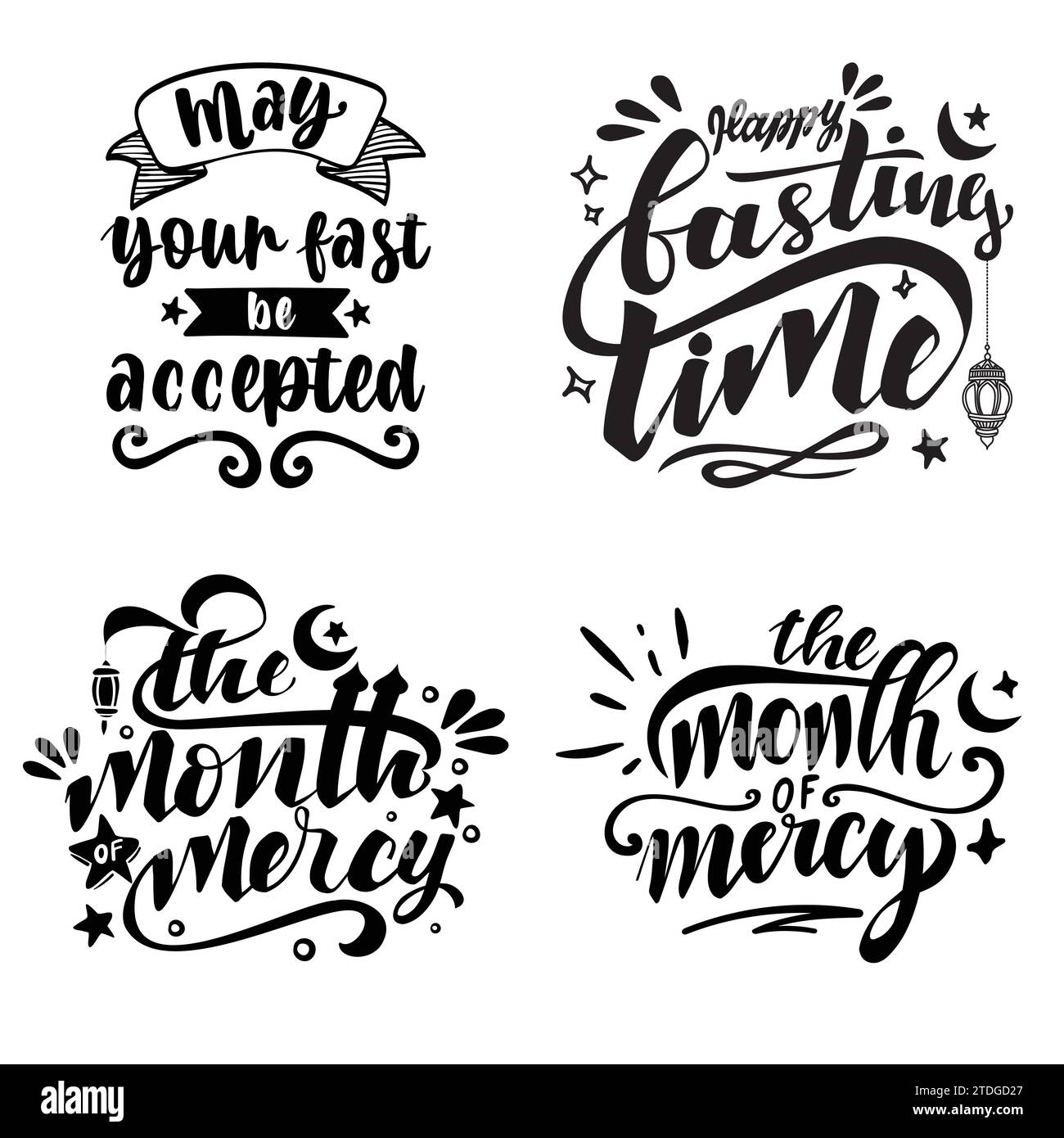 Text ramadan Stock Vector Images - Alamy