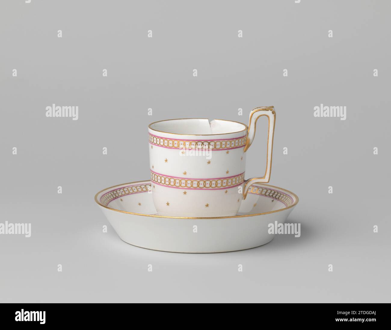 Cup with stars and ornamental borders, imperial porcelain factory, c ...