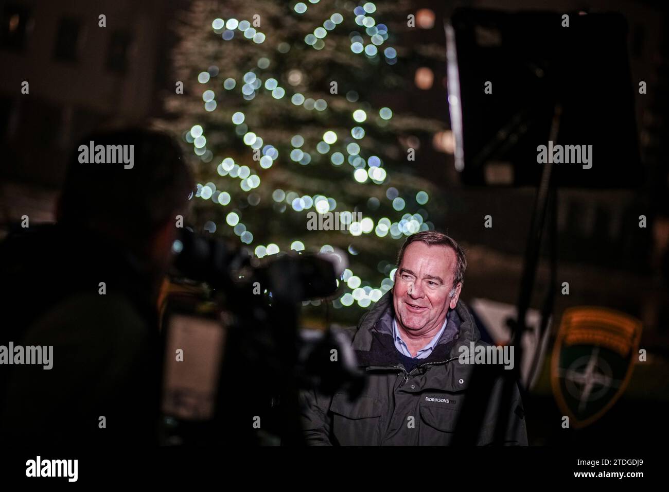 Rukla, Lithuania. 18th Dec, 2023. Boris Pistorius (SPD), Federal ...