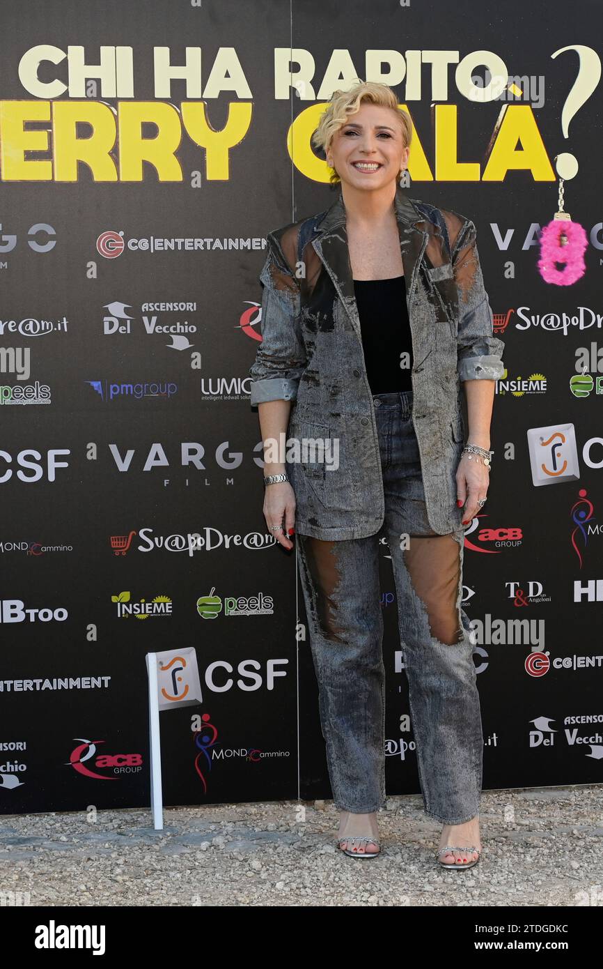 Rome, Italy. 18th Dec, 2023. Barbara Foria attends the photocall of ...