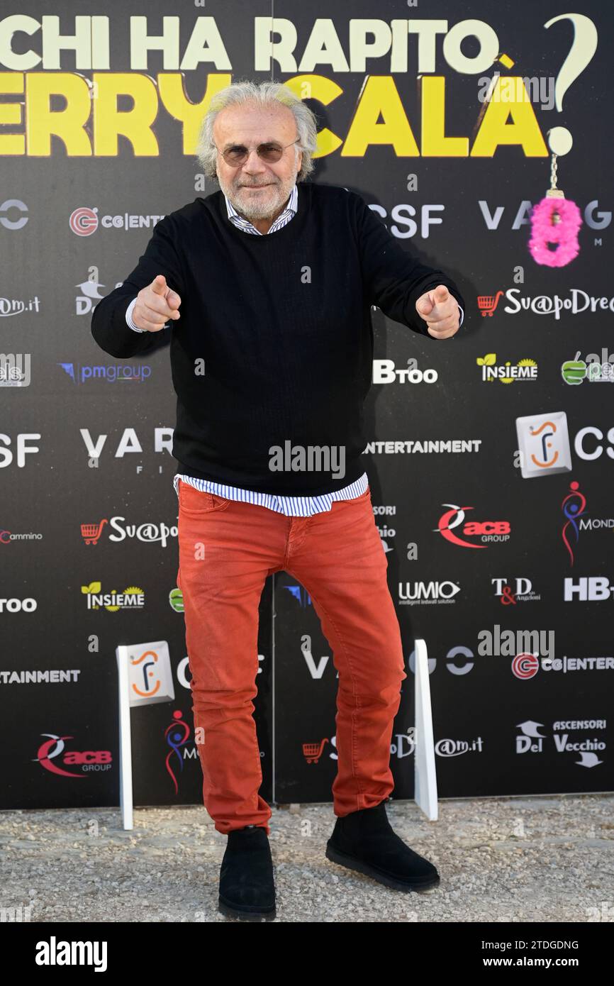 Rome, Italy. 18th Dec, 2023. Jerry Calà attends the photocall of movie ...