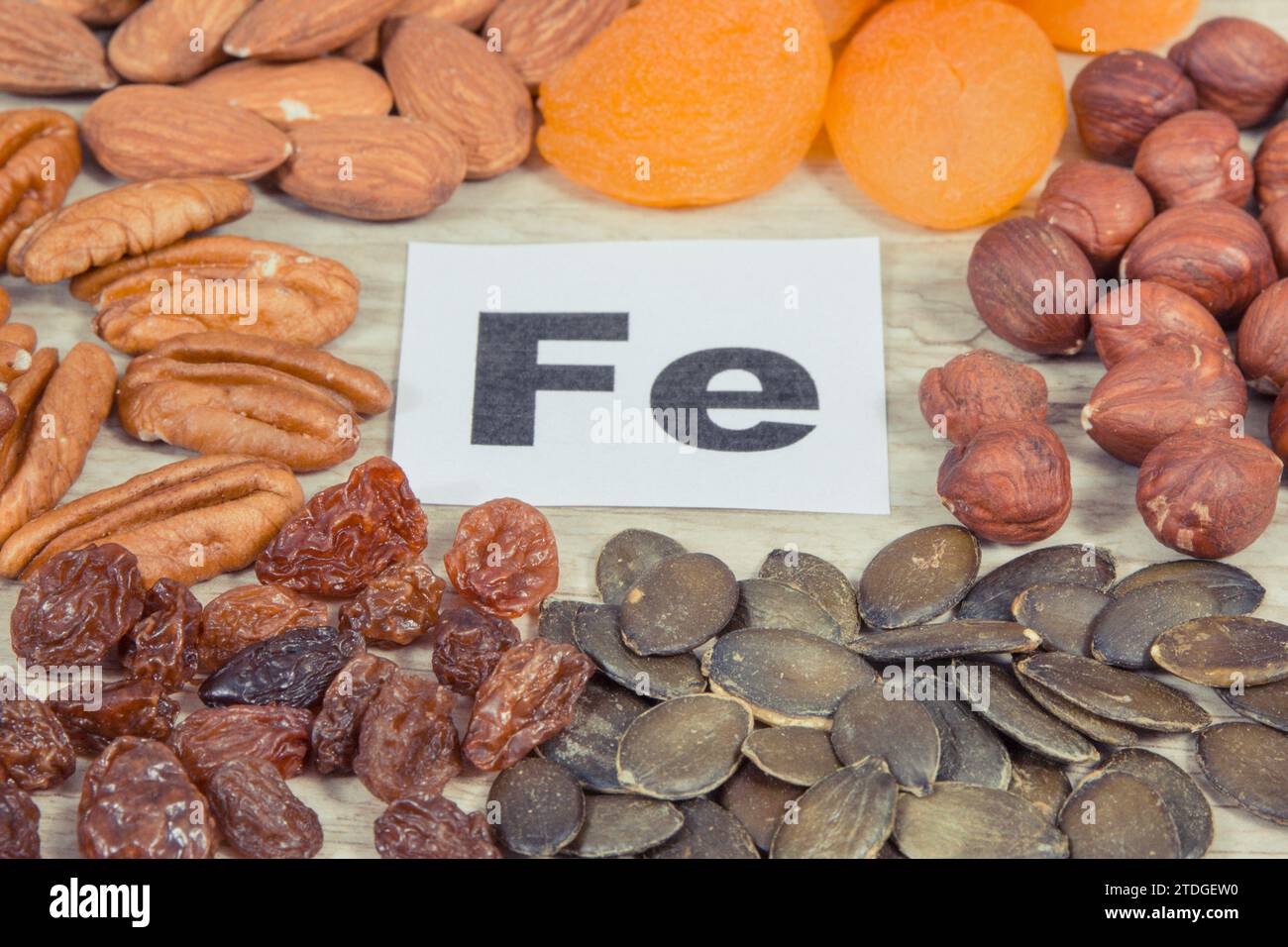 Healthy nutritious ingredients as source natural iron and other ...
