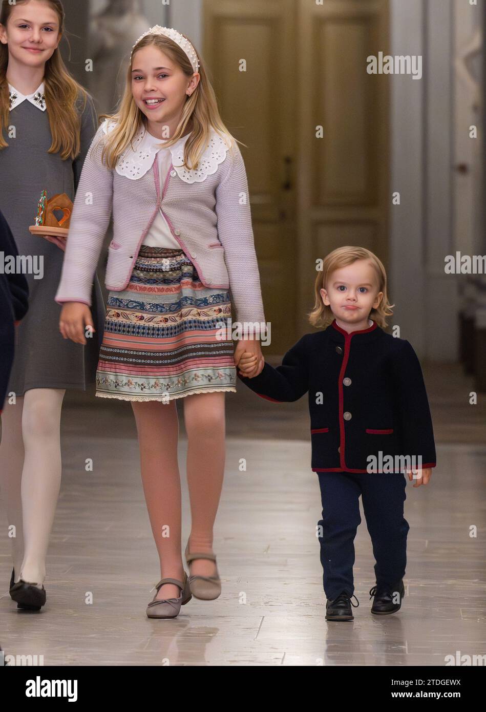 Queen Silvia was joined by her grandchildren: Princess Leonore and ...