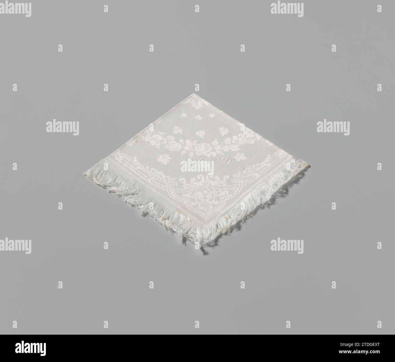 Linnamast finger cloth with a flower pattern, c. 1875 - c. 1900 ...