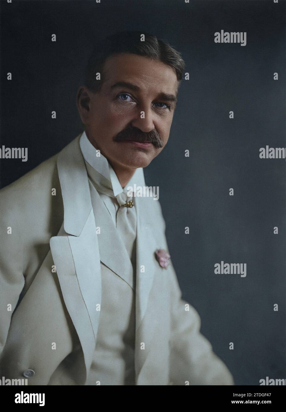 Portrait of Lyman Frank Baum. Year 1908. By Dana Hull Stock Photo - Alamy