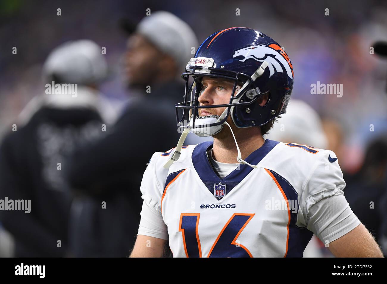 DETROIT, MI - DECEMBER 16: Denver Broncos Place Kicker Wil Lutz (16 ...