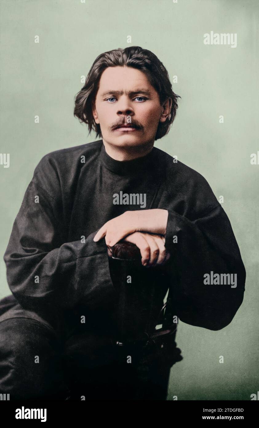 Portrait of Maxim Gorky. Between ca. 1920 and ca. 1925. By: Bain News ...