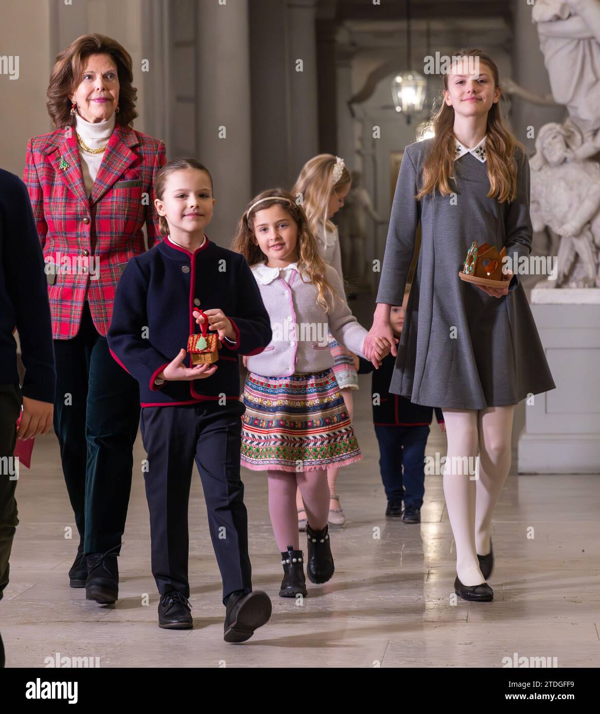 Stockholm, Sweden. 18th Dec, 2023. Queen Silvia was joined by her ...