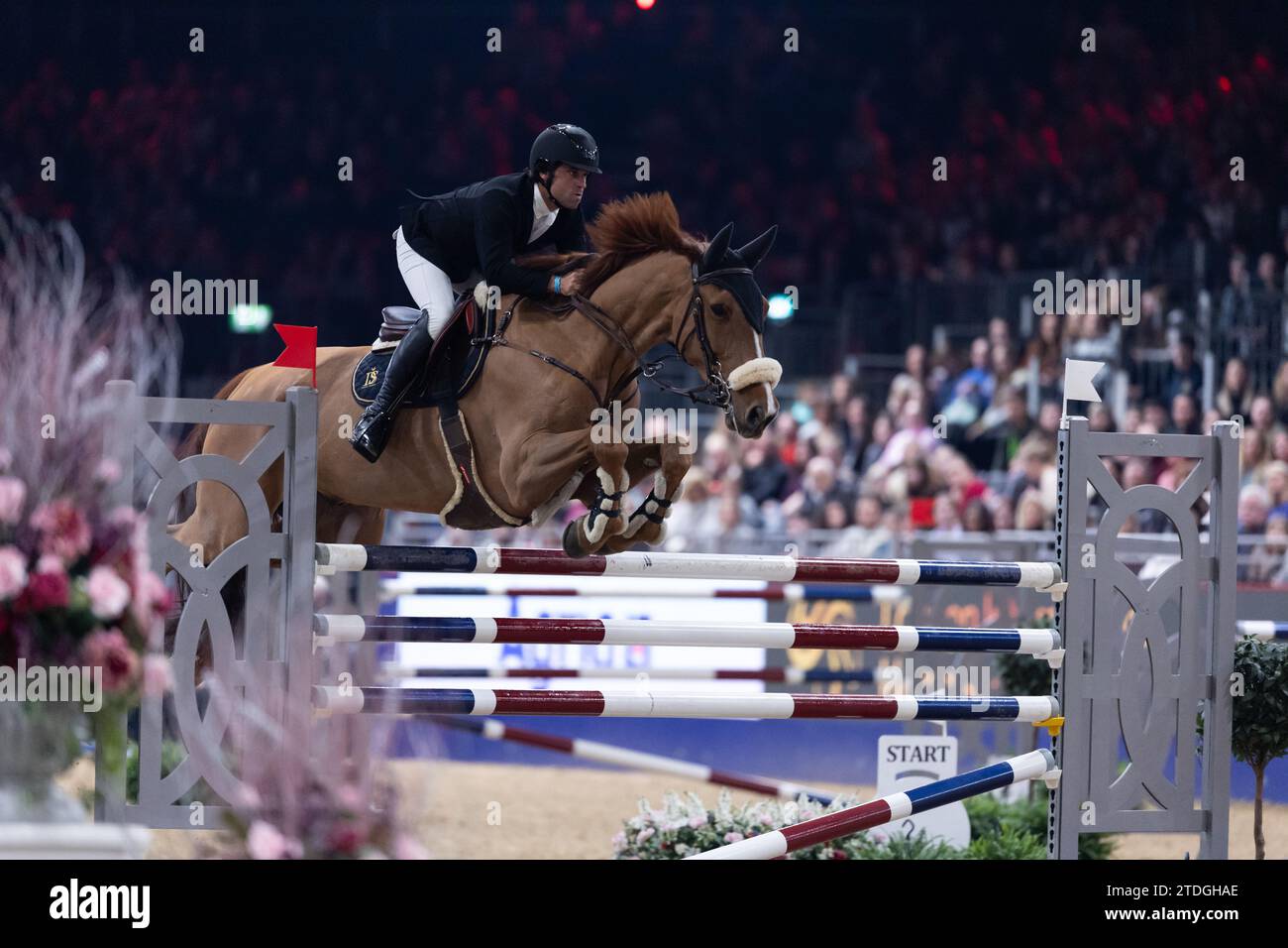 London, UK. 18th Dec, 2023. Duarte Seabra of Portugal with Fernhill ...