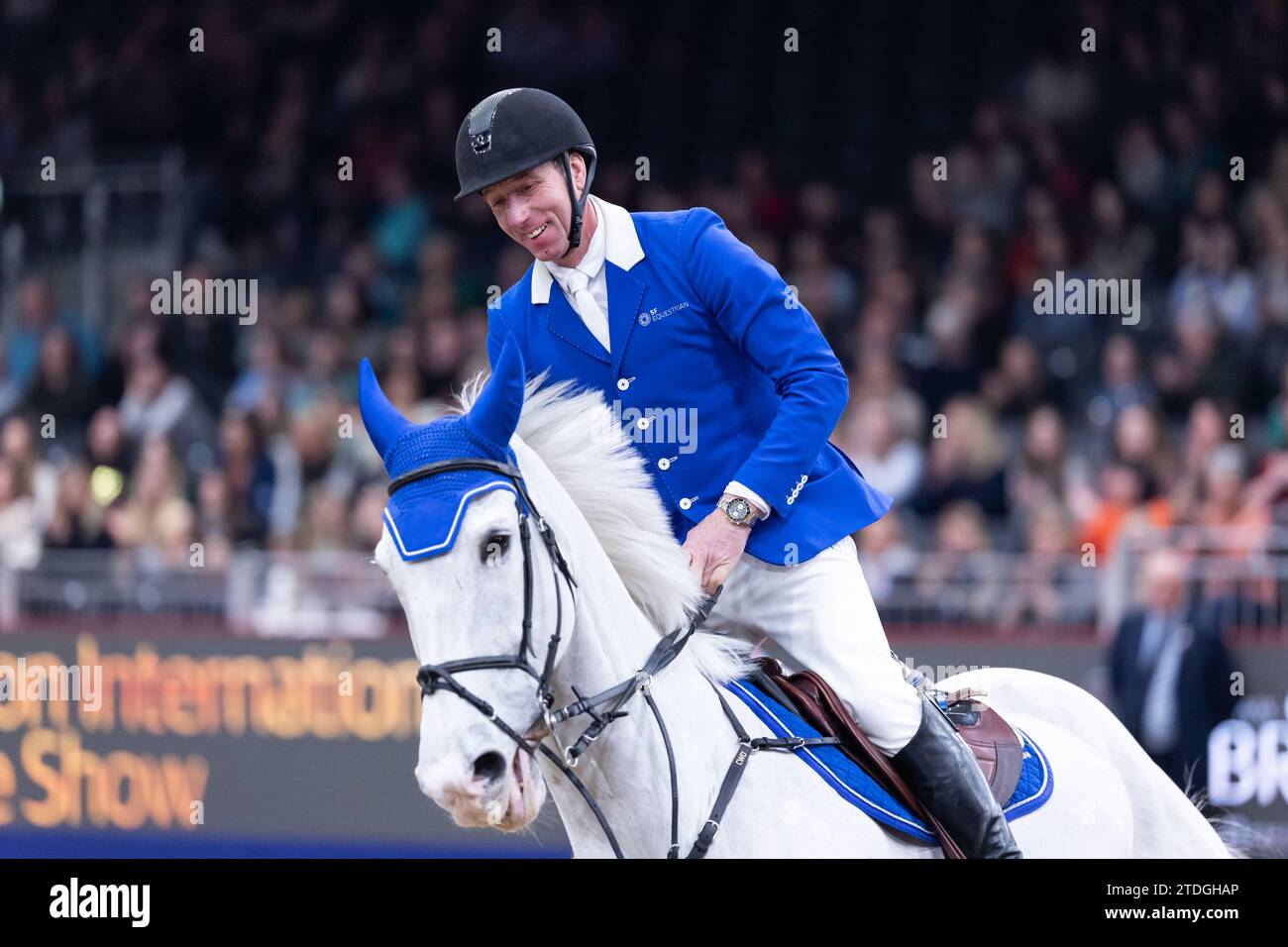 London, UK. 18th Dec, 2023. Duarte Seabra of Portugal with Fernhill ...