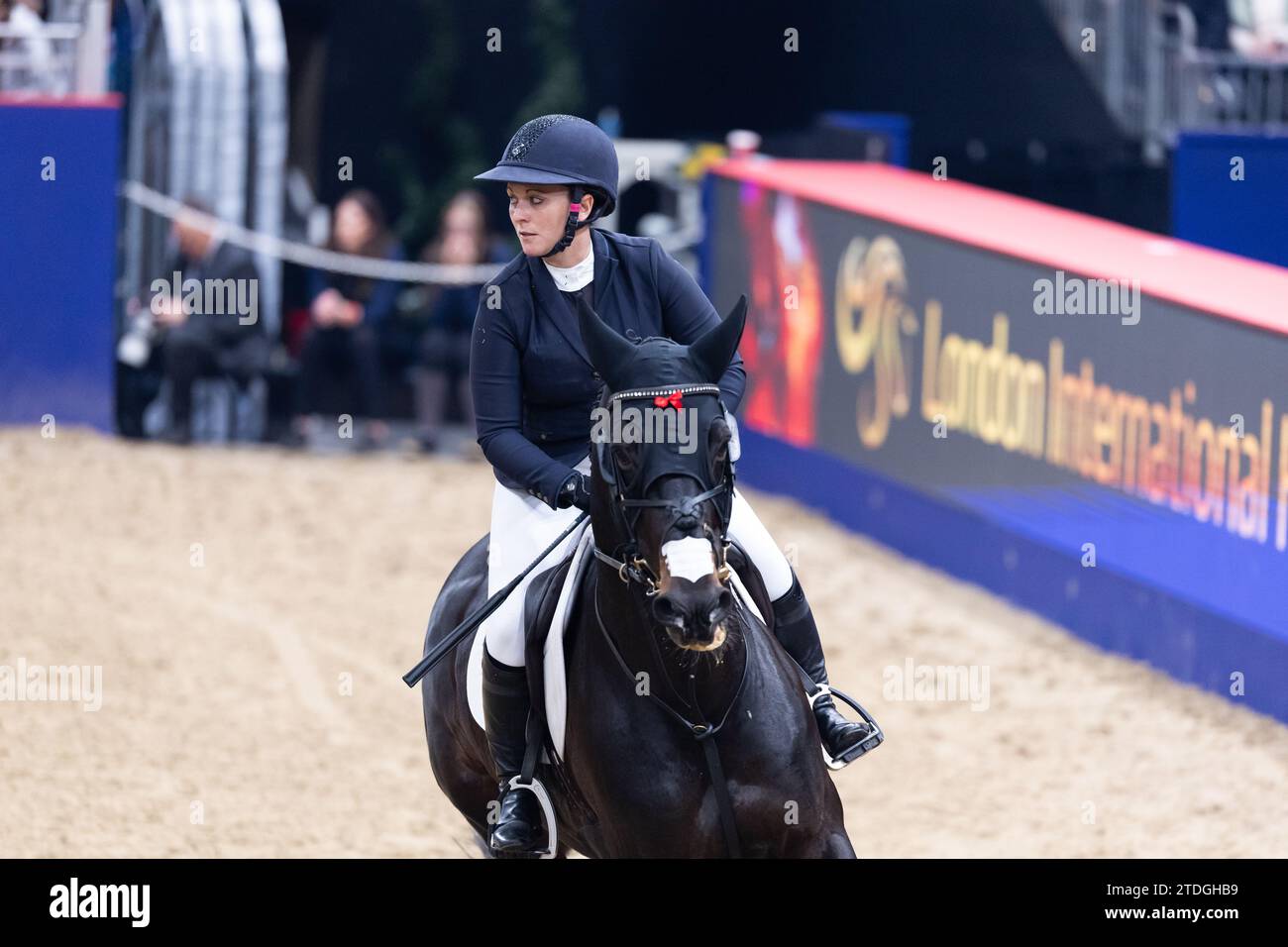 London, UK. 18th Dec, 2023. Gemma Stevens of Great Britain with Envoy ...