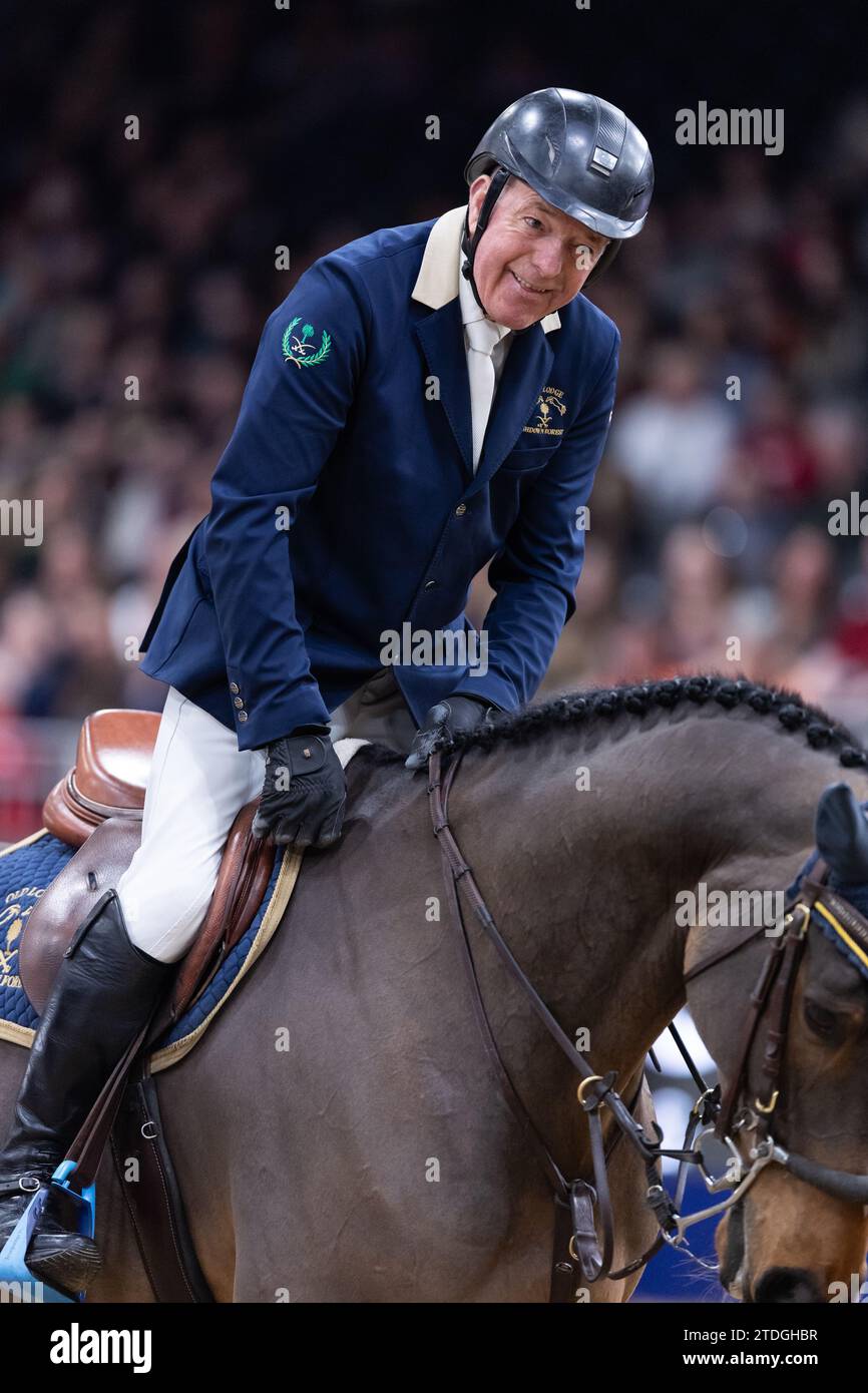 London, UK. 18th Dec, 2023. John Whitaker of Great Britain with Sharid ...