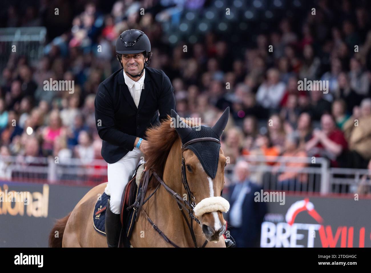 London, UK. 18th Dec, 2023. Duarte Seabra of Portugal with Fernhill ...