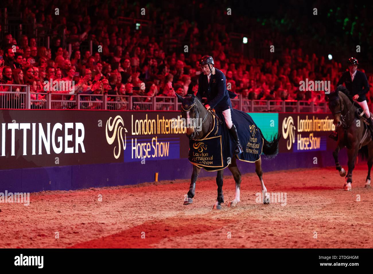 London, UK. 18th Dec, 2023. John Whitaker of Great Britain with Sharid ...