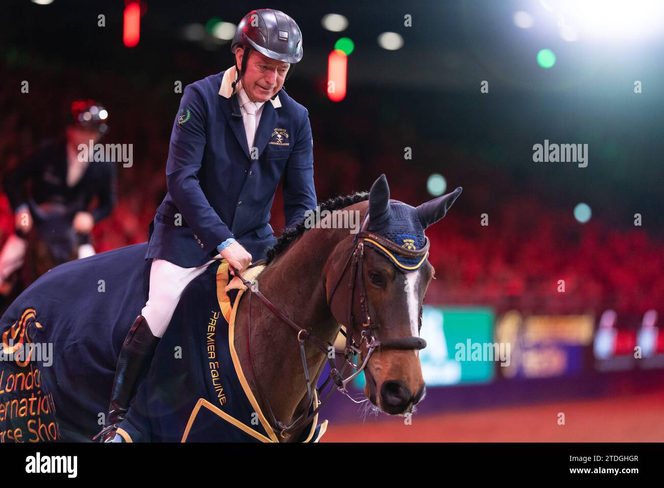London, UK. 18th Dec, 2023. John Whitaker of Great Britain with Sharid ...