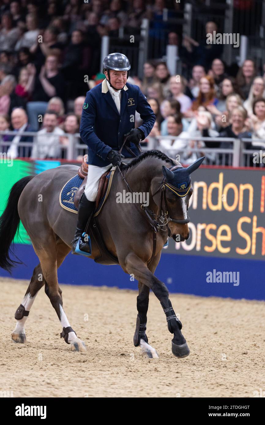 London, UK. 18th Dec, 2023. John Whitaker of Great Britain with Sharid ...