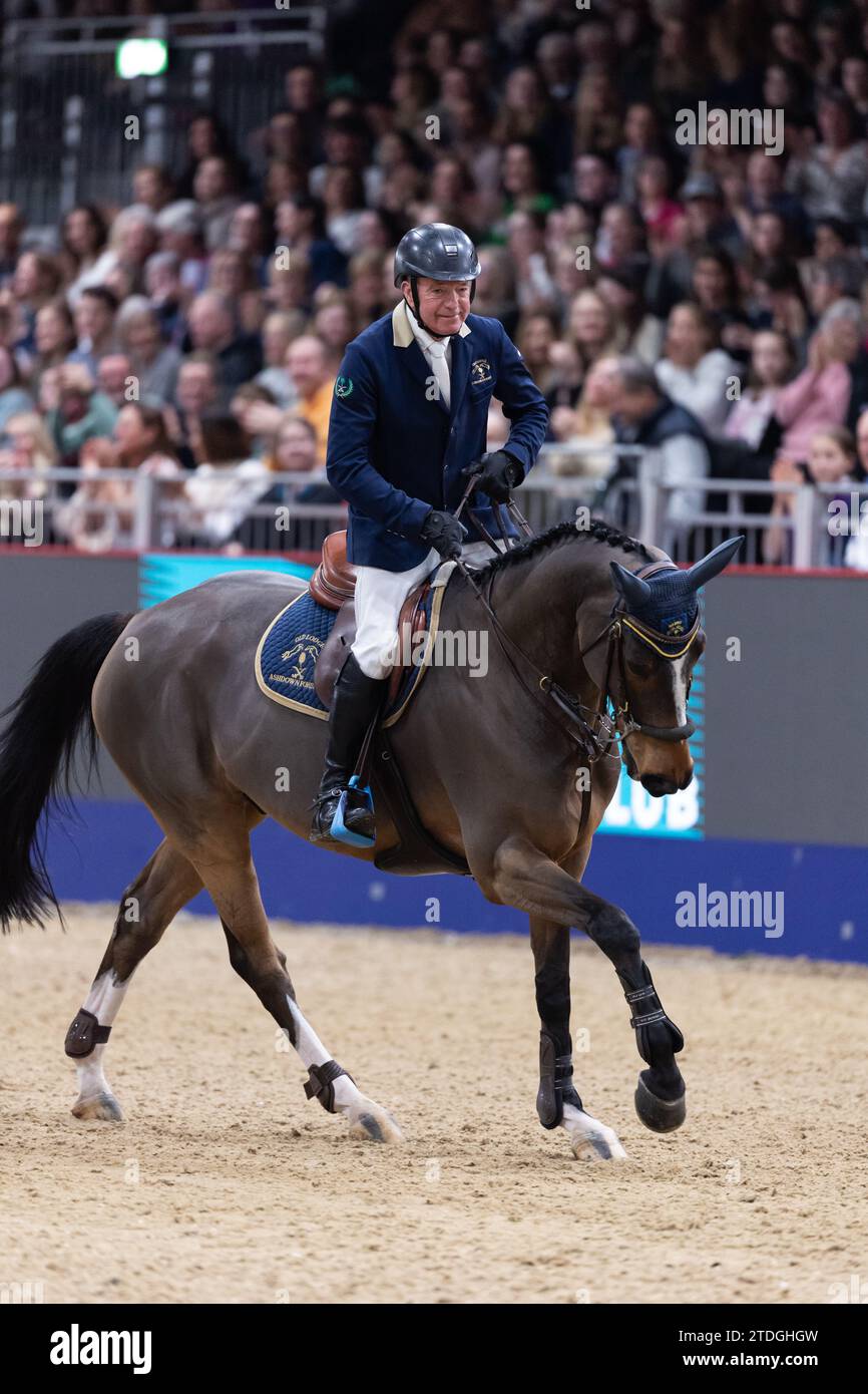 London, UK. 18th Dec, 2023. John Whitaker of Great Britain with Sharid ...