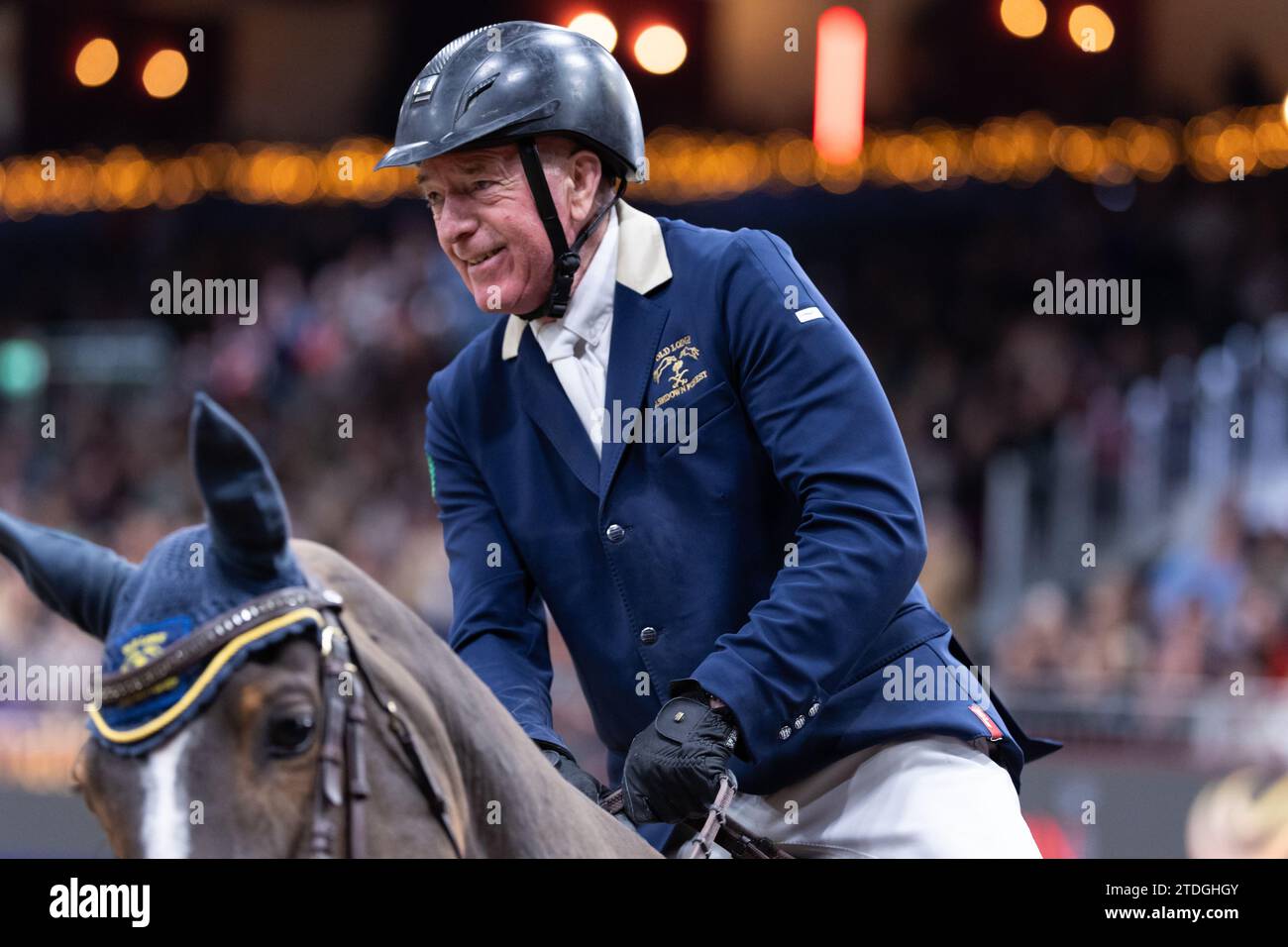 London, UK. 18th Dec, 2023. John Whitaker of Great Britain with Sharid ...