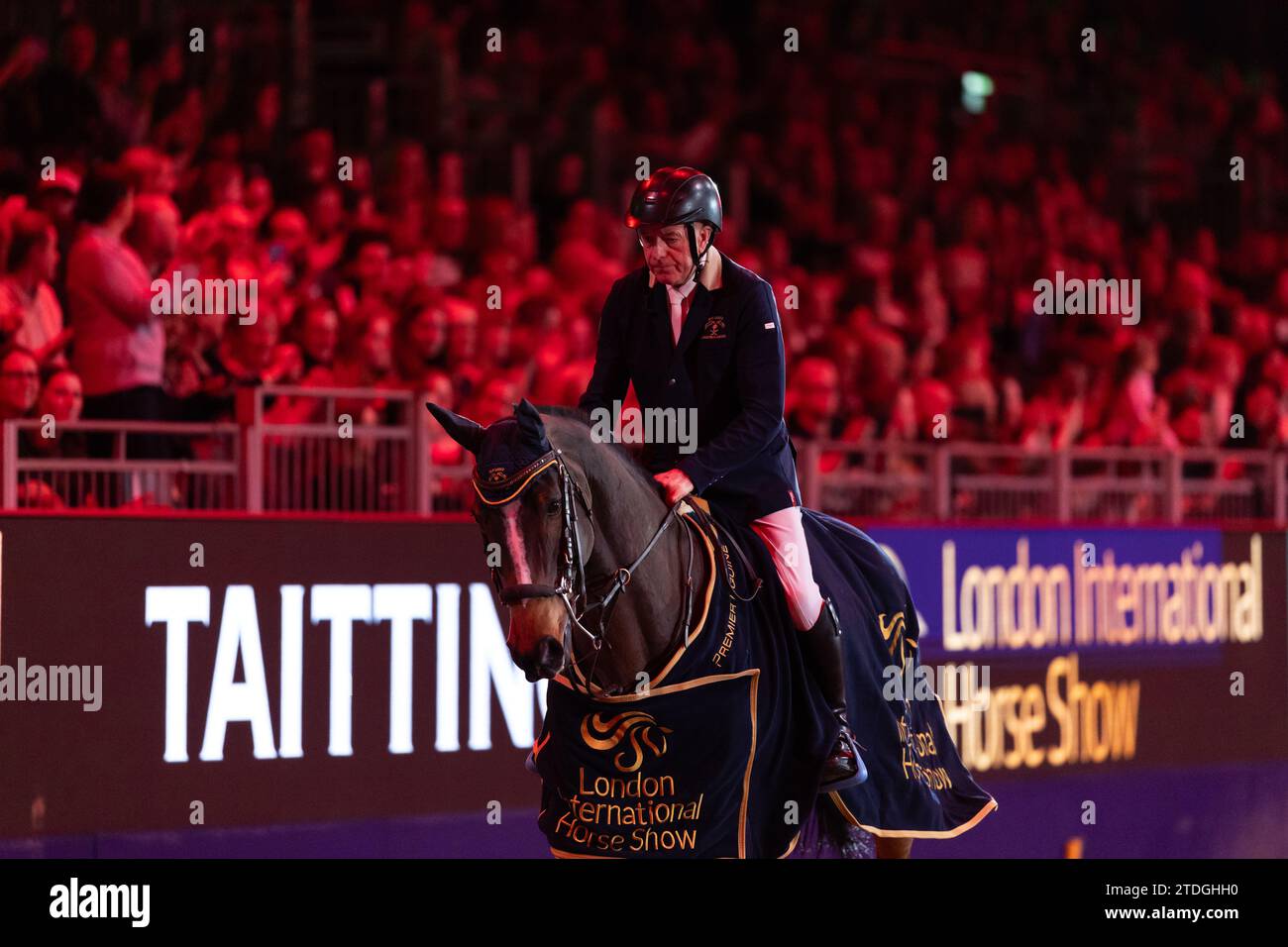 London, UK. 18th Dec, 2023. John Whitaker of Great Britain with Sharid ...