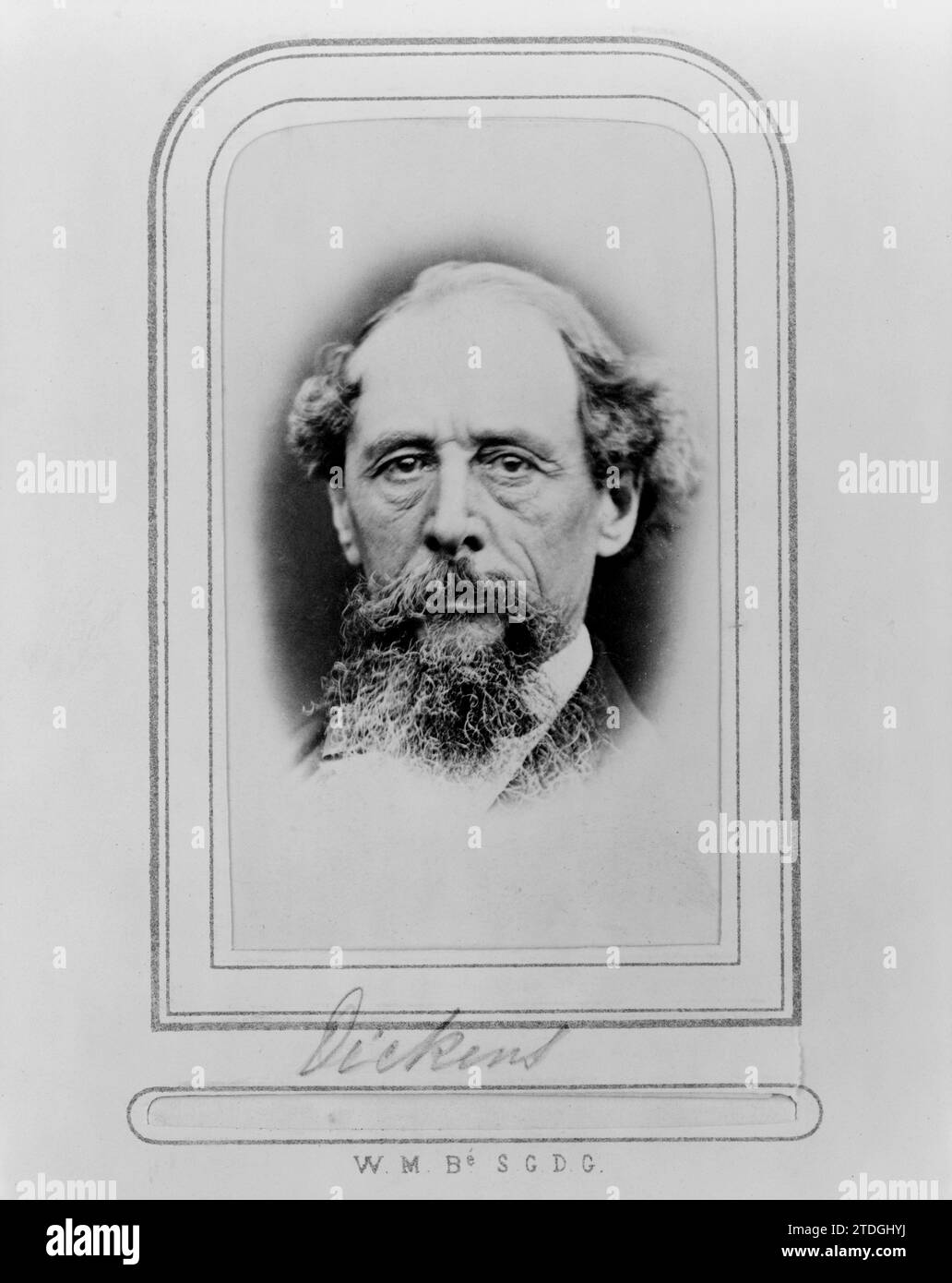Portrait of Charles Dickens. Year: 1863. By John & Charles Watkins ...
