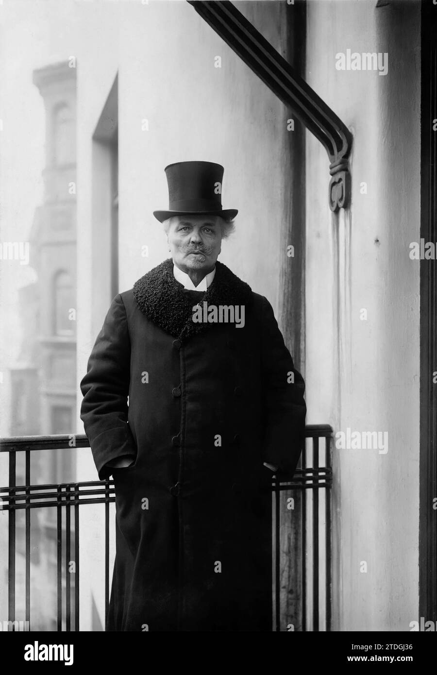 Portrait of Swedish author August Strindberg. Year: 1912. Photographer ...