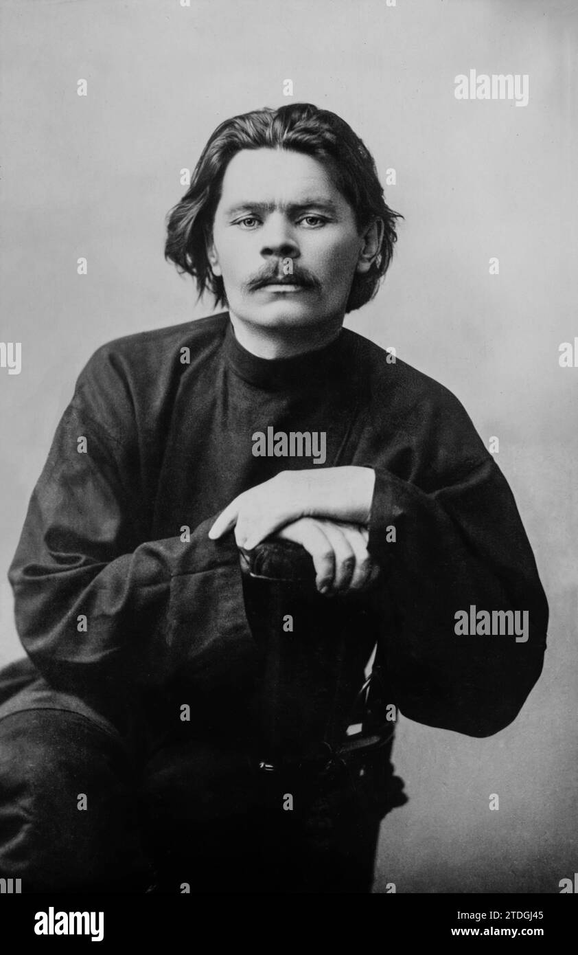 Portrait of Maxim Gorky. Between ca. 1920 and ca. 1925. By: Bain News ...