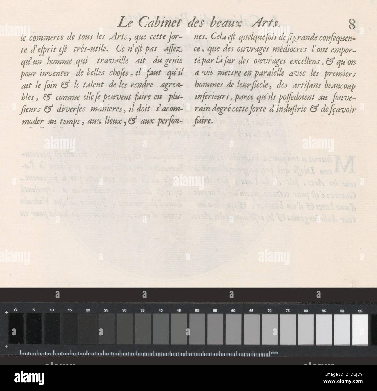 Text sheet with explanation of the print with Mercury, p. 8, 1695 ...