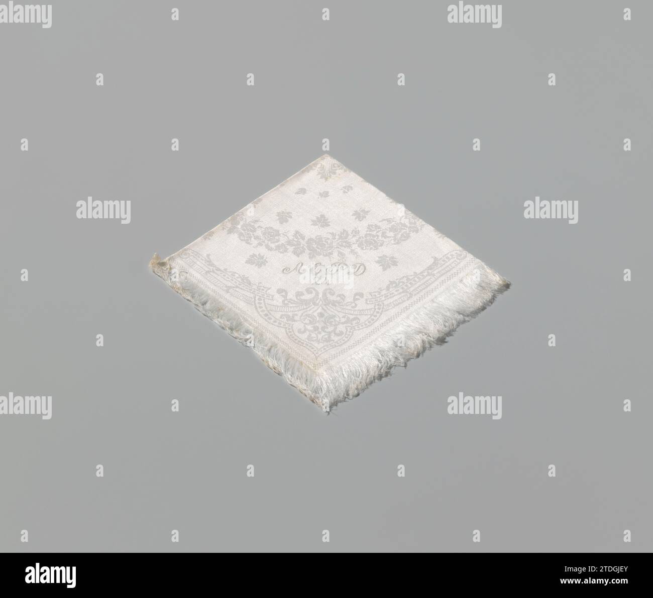 Linnamast finger cloth with a flower pattern, c. 1875 - c. 1900 ...