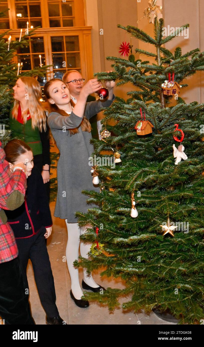 Stockholm, Sweden. 18th Dec, 2023. Queen Silvia was joined by her ...