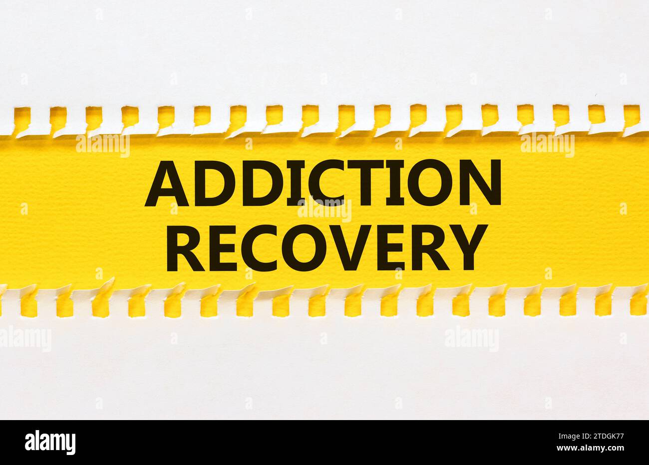Addiction recovery symbol. Concept words Addiction recovery on ...