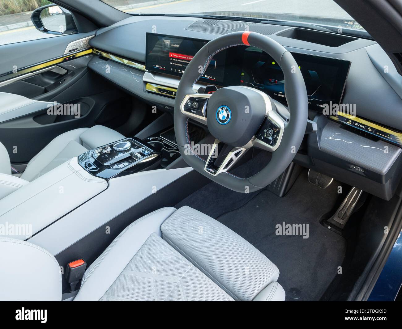 Hong Kong, China Nov 17, 2023 : BMW i5 2023 Interior Nov 17 , 2023 in ...