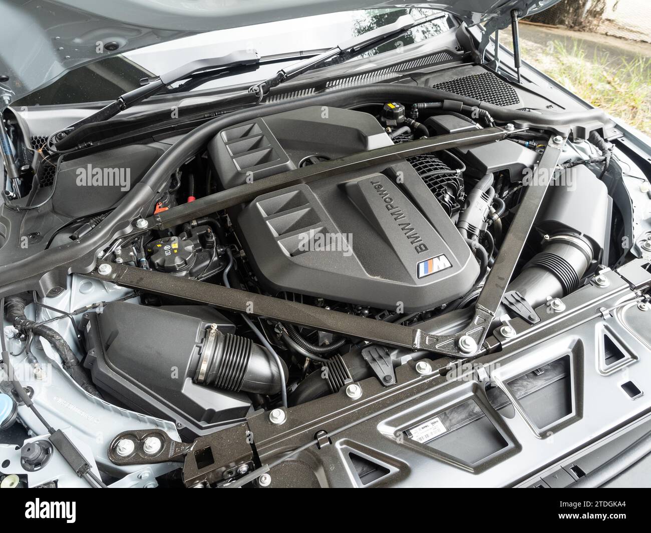 Hong Kong, China Sept 12, 2023 : BMW M2 2023 Engine Sept 12, 2023 in ...