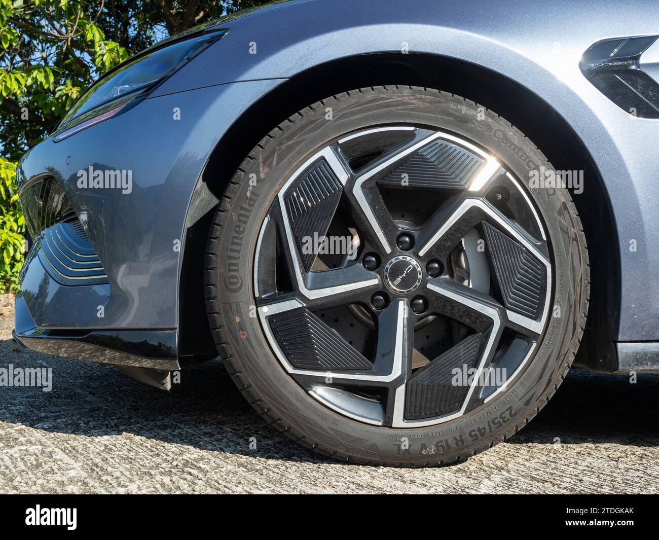 Hong Kong, China Jan 15 , 2023 : BYD SEAL 2023 Wheel Jan 15 , 2023 in ...