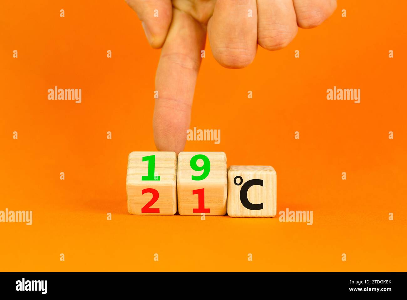 19 or 21 degrees Celsius symbol. Concept word 19 or 21 degrees Celsius ...