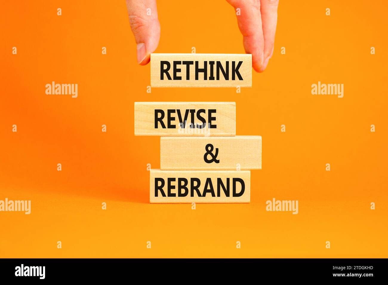 Rethink revise rebrand symbol. Concept word Rethink Revise and Rebrand ...