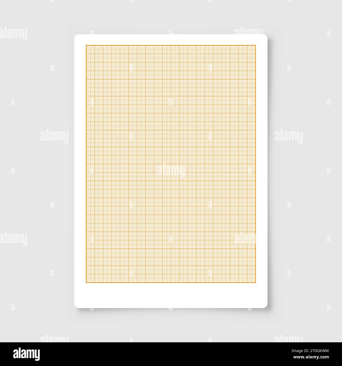 Sheet of graph paper with grid. Millimeter paper texture, geometric ...
