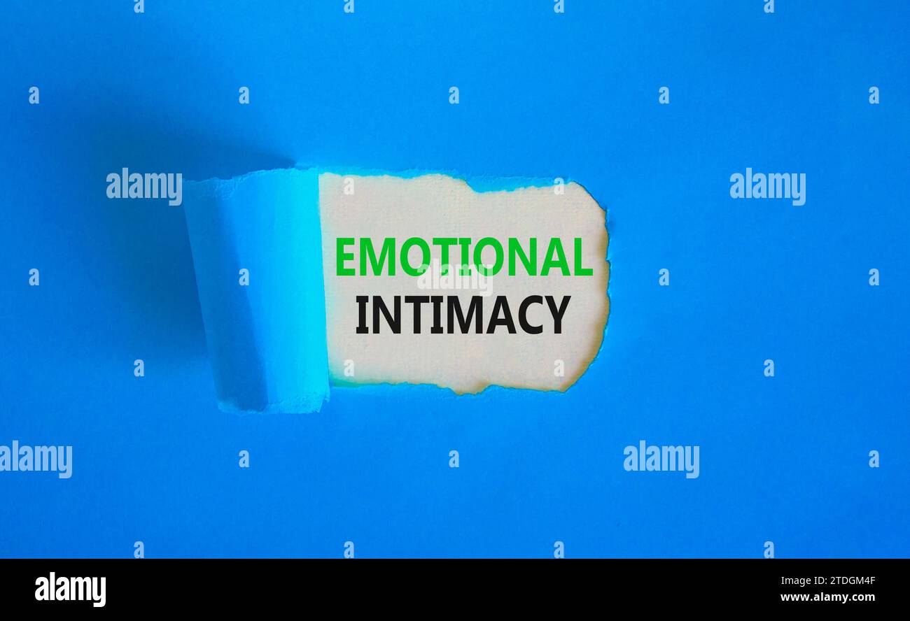 Emotional intimacy symbol. Concept words Emotional intimacy on ...