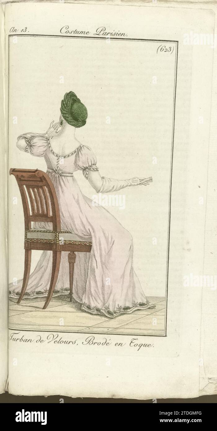 Journal of ladies and fashions, Parisian costume, 1805, year 13 (623 ...
