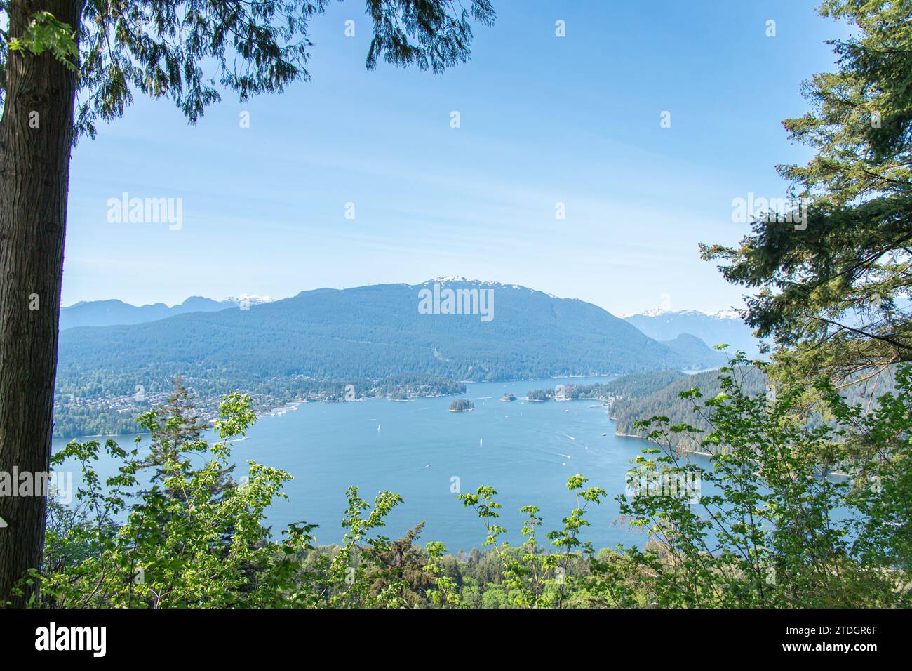 View of Burrard Inlet from Burnaby Mountain Park (Burnaby Mountain ...