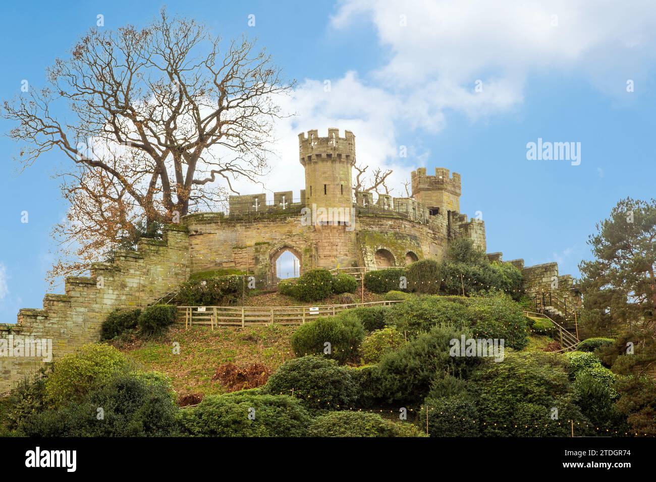 Warwick Castle a medieval castle originally built by William the ...