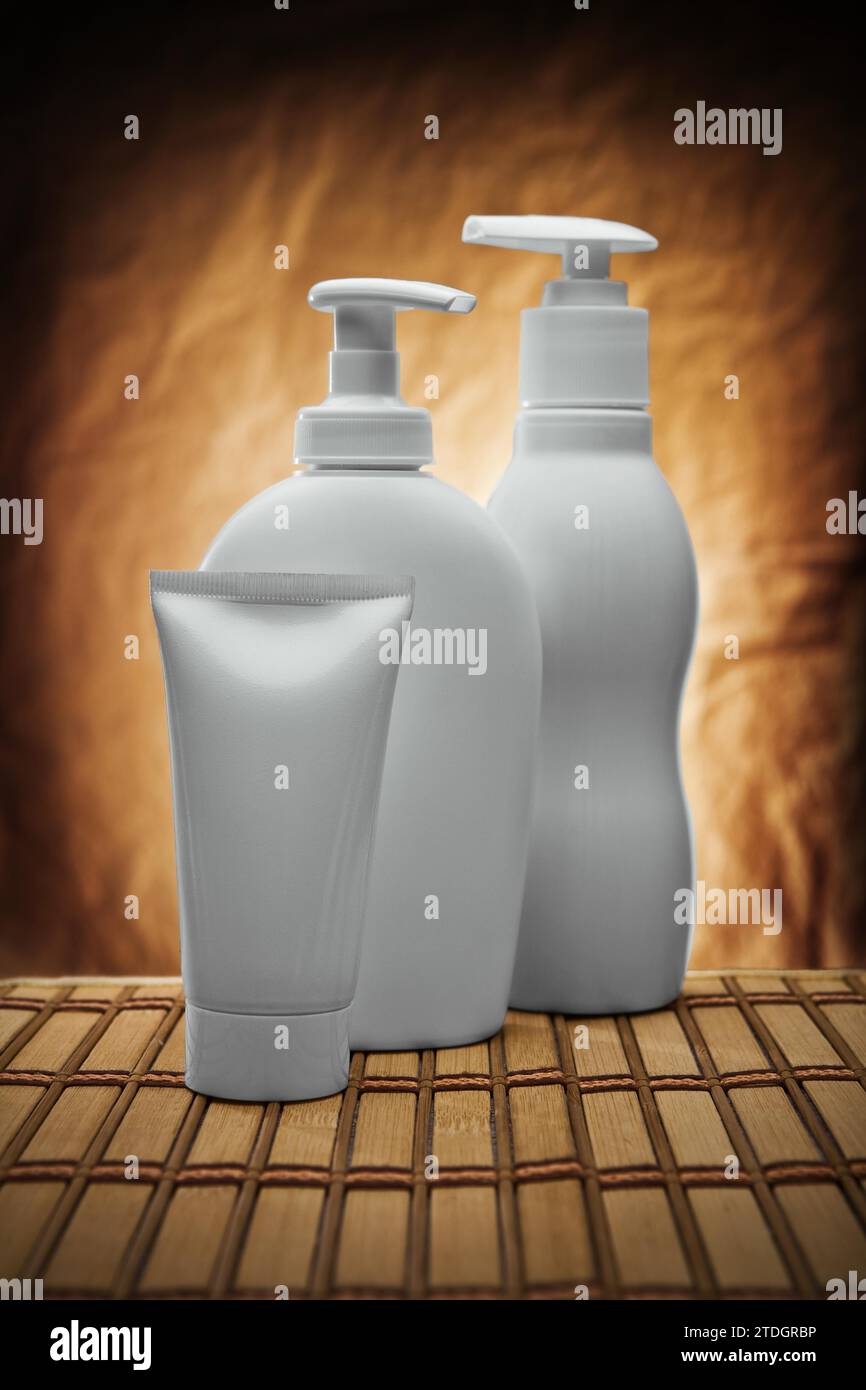 Three care objects Stock Photo - Alamy