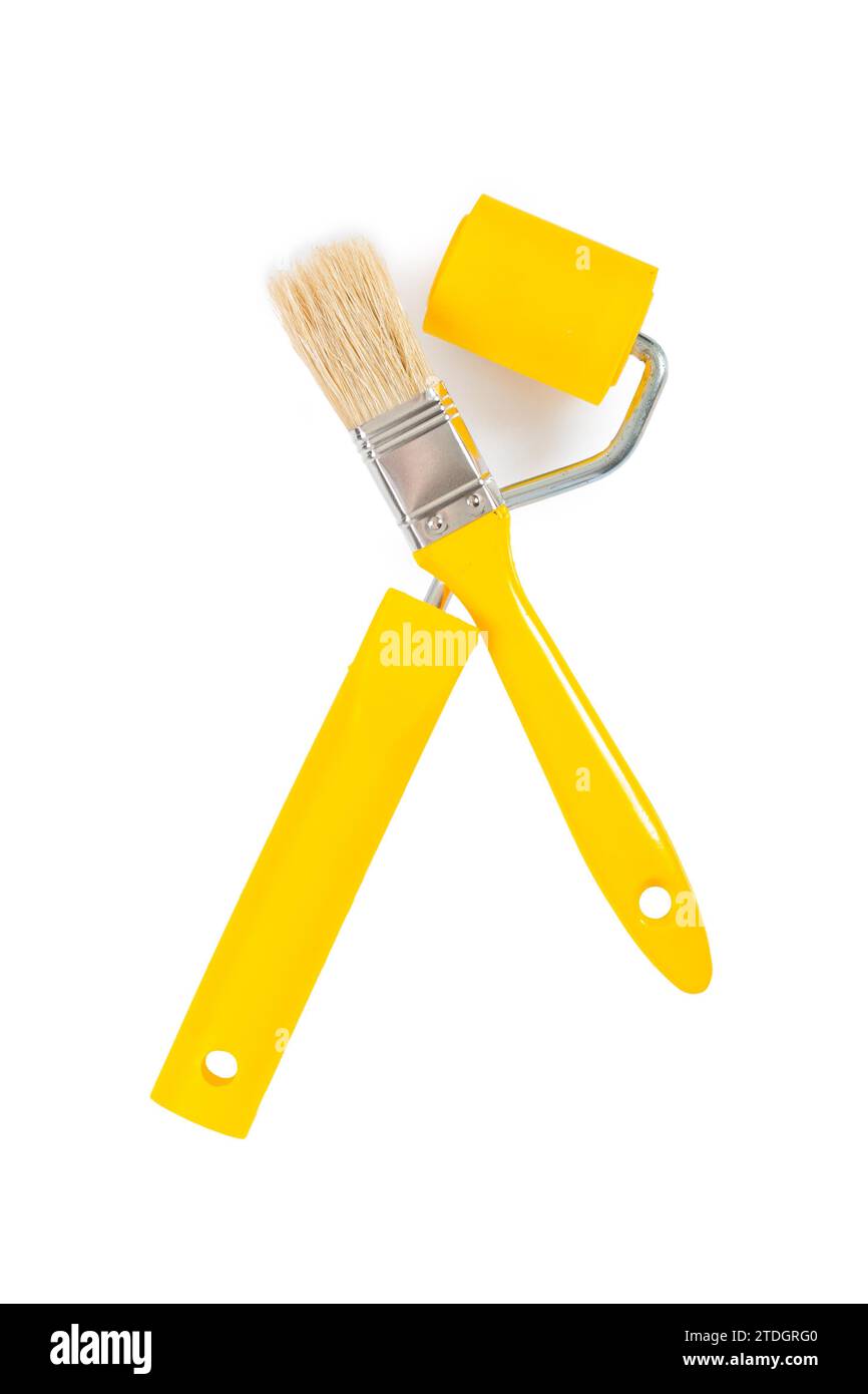 Paint roller detail shot hi-res stock photography and images - Alamy