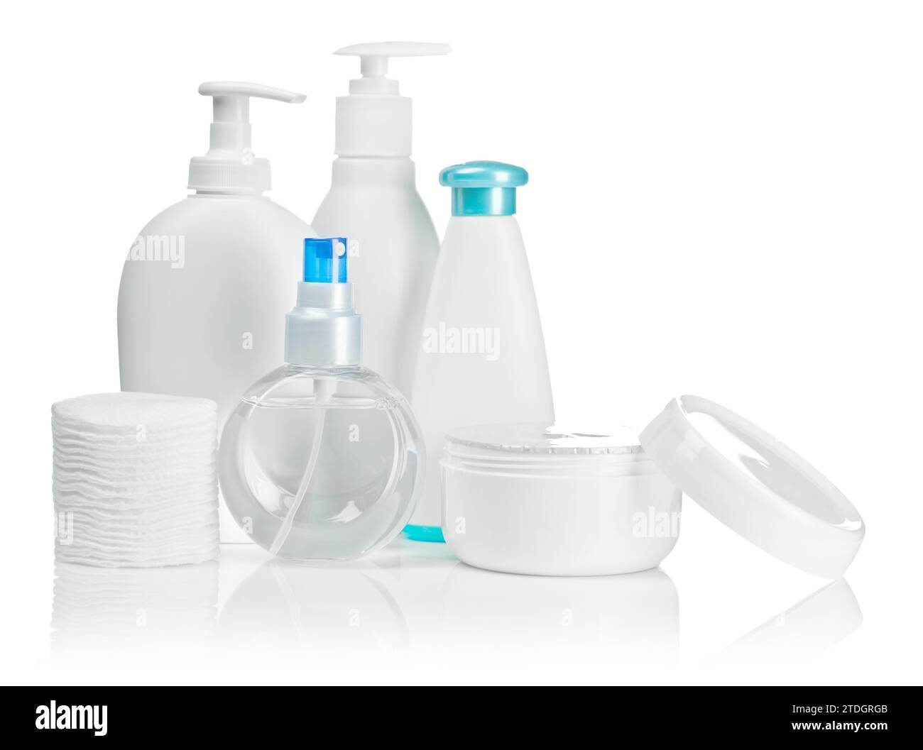 Set skin care cosmetics Cut Out Stock Images & Pictures - Alamy