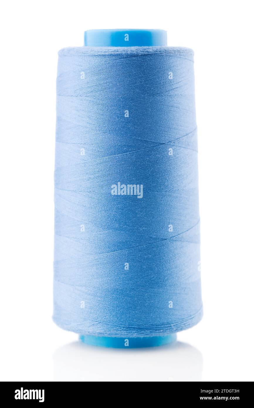 Blue spool with cord Stock Photo - Alamy