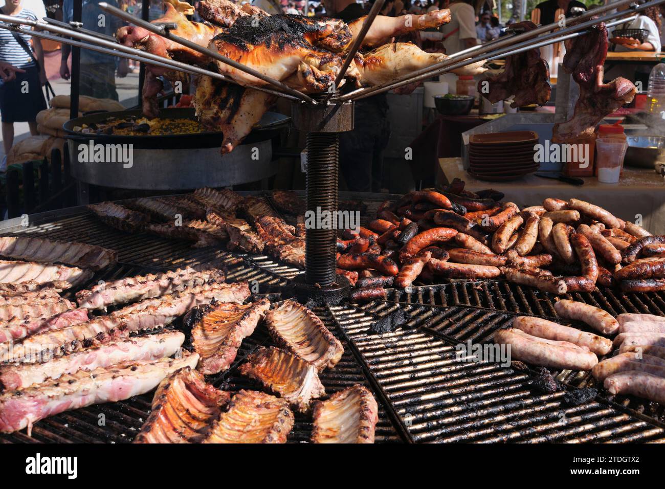 Street food market,Torrevieja Stock Photo - Alamy