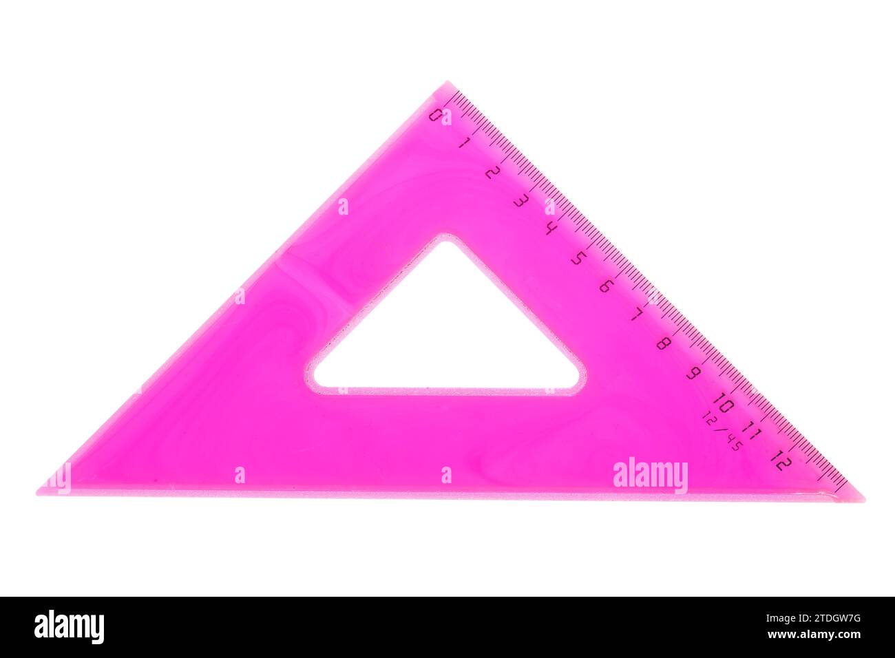 Pink school triangle Stock Photo - Alamy