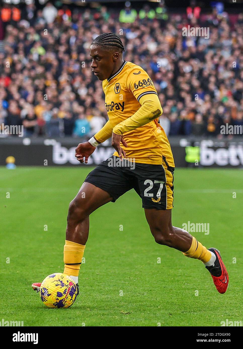 Wolverhampton Wanderers' Jean-Ricner Bellegarde in action during the ...