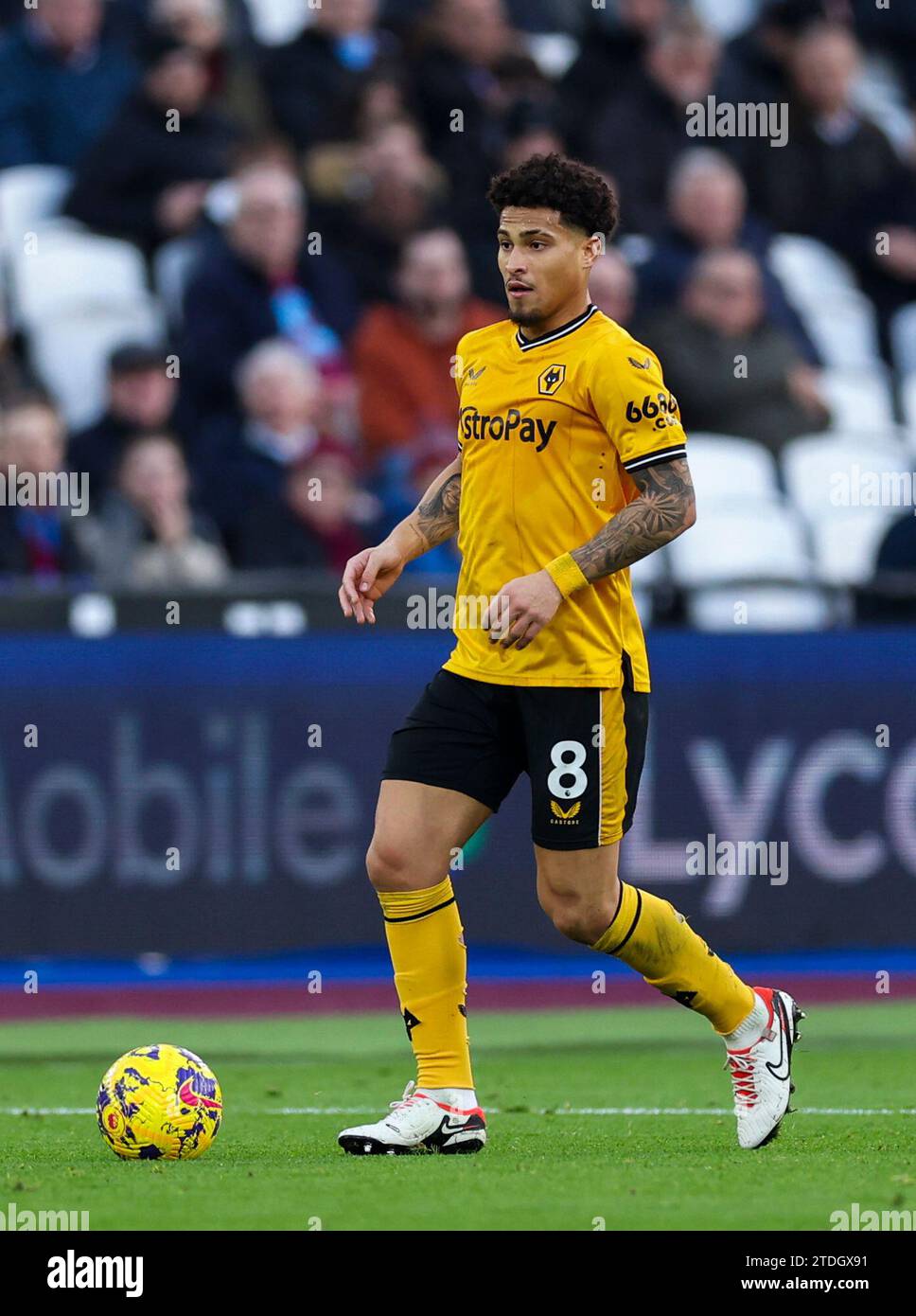 Wolverhampton Wanderers' Joao Gomes in action during the Premier League ...