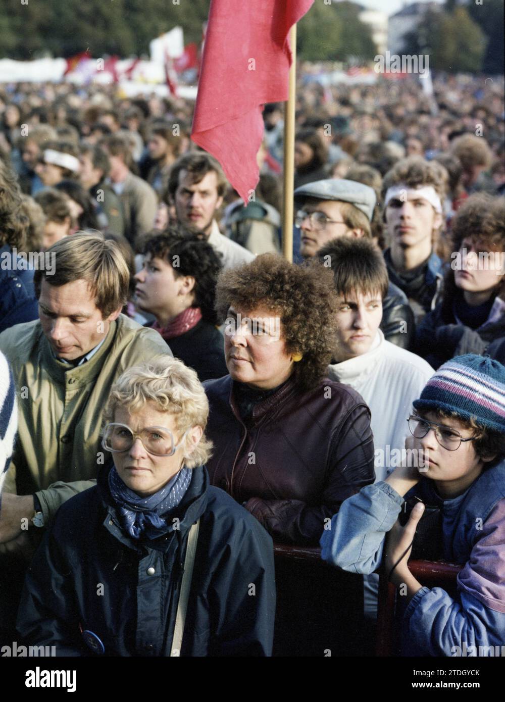 DEU, Germany: The historical slides from the 84-85 r years, Bonn. Rally ...